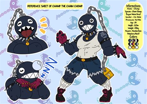 Super Mario Oc Champ The Chain Chomp By Fannanmanshury On Deviantart