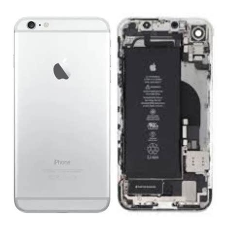 Iphone 6 Silver Chassis With Charging Connector And Battery Grade B
