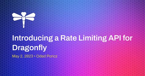 Rate Limiting With Dragonfly