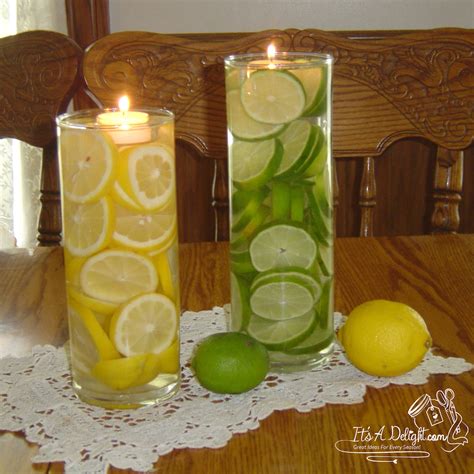 A Lemon Lime Centerpiece Perfect For Spring Its A Delight
