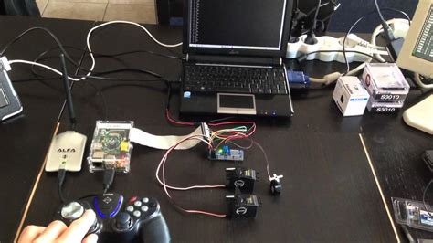 raspberry pi servos and joypad youtube