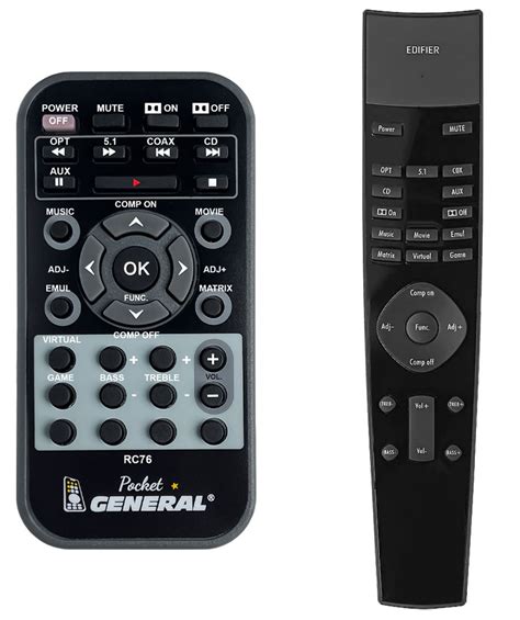 Edifier Rc76 Remote Control Duplicate 180 Remote Control World