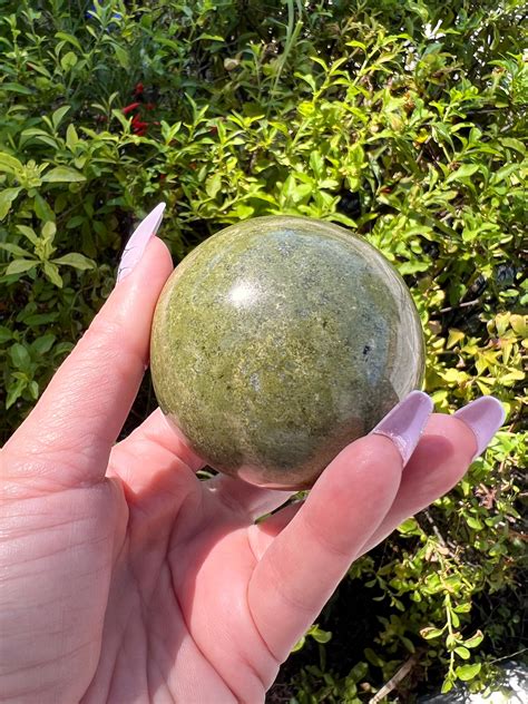 EPIDOTE SPHERE Etsy