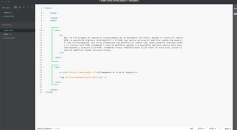 Brackets I Linguaggi Html E Css Editor Htmlit