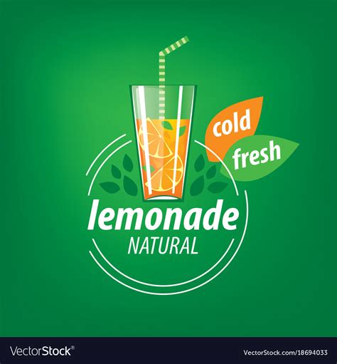 Logo For Lemonade Royalty Free Vector Image Vectorstock