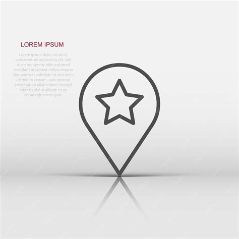 Premium Vector Map Pin Icon In Flat Style Gps Navigation Vector