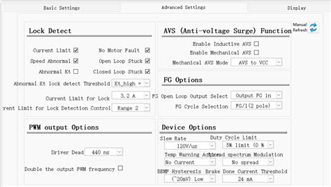 Drv10987evm Using Gui To Configure Parameters The Motor Does Not Respond Motor Drivers Forum