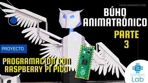 Cómo Hacer Un Búho Animatrónico Parte 3 Programación Y Electrónica Raspberry Pi Pico