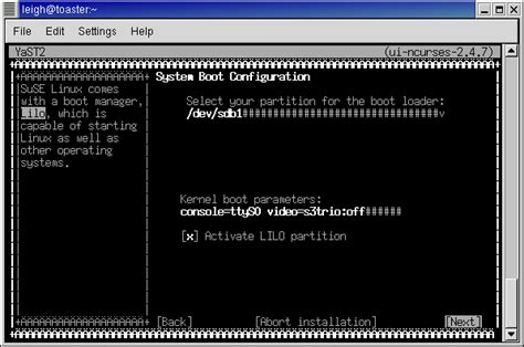 Installing SuSE Linux On A A Walkthrough