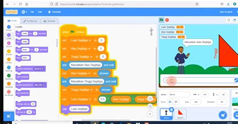 Scratch Matematik Menghitung Luas Segitiga