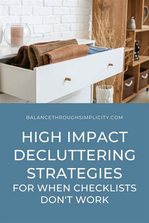 High Impact Decluttering Strategies For When Youre Struggling