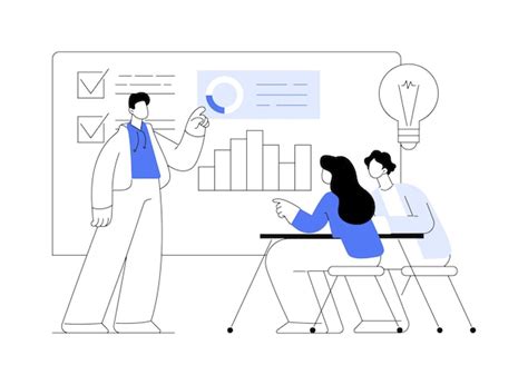 Premium Vector Workshop Abstract Concept Vector Illustration