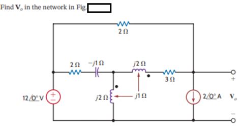 Solved Find V In The Network In Fig Chegg