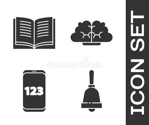 Set Mobile Calculator Interface Graph Schedule Chart Diagram Open Book Calculation