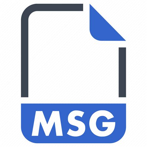 Document Extension File Format Msg Icon Download On Iconfinder