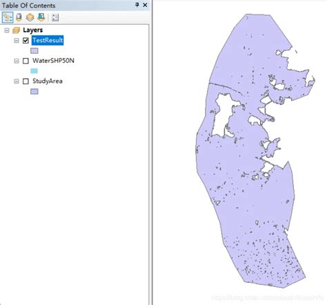 Arcgis用一个矢量图层擦除另一个面图层中的区域 哔哩哔哩
