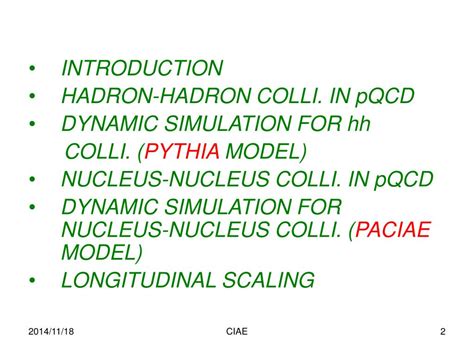 Ppt Relativistic Nuclear Collision In Pqcd And Corresponding Dynamic