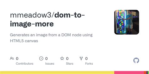Github Mmeadow3dom To Image More Generates An Image From A Dom Node