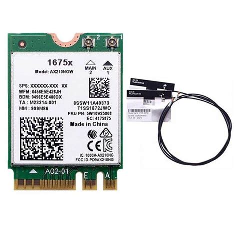 Wireless Card For Intel X WiFi Card Antenna AX NGW AX X Wi Fi E AX G G G