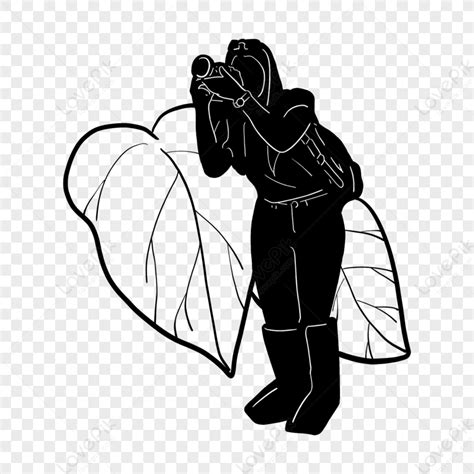 사람들 여행 사진 일러스트 일러스트술 실루엣 카메라캐릭터백팩 Png 일러스트 무료 다운로드 Lovepik