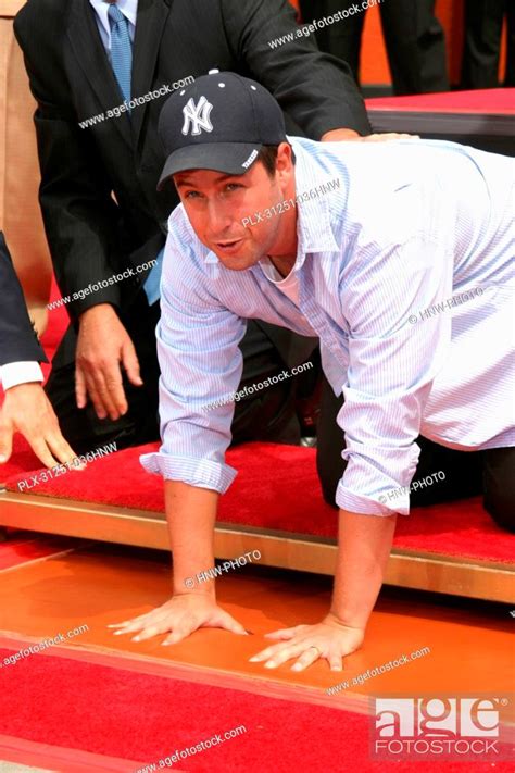 05172005 Adam Sandler Hand And Footprints Ceremony Graumans Chinese Theatre Forecourt