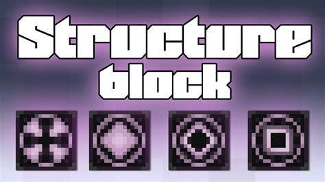 Minecraft Structure Block Tuto Guide Complet [ 1 10 16w20a ] Youtube