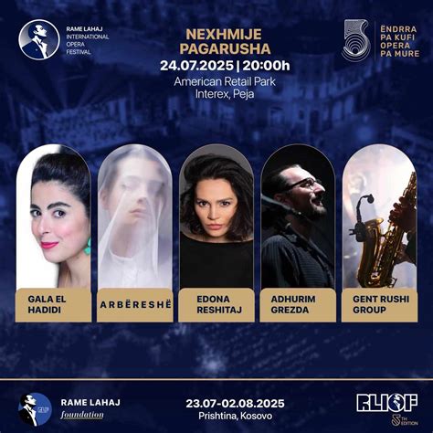 Festivali Ndërkombëtar I Operës Ramë Lahaj Me Mbrëmjen Kushtuar Nexhmije Pagarushës Vjen Sonte