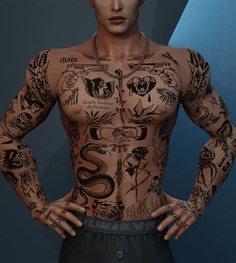 Sims 4 Neck Tattoos