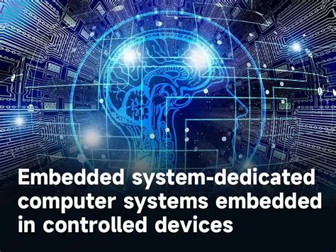 Embedded Systems Dedicated Computer Systems Embedded In Controlled