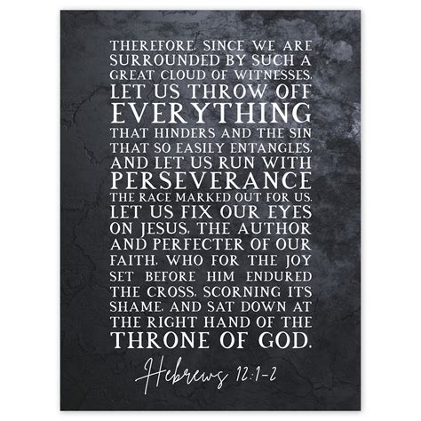 Hebrews 121 2 Let Us Fix Our Eyes On Jesus Christian Bible Verse Quote