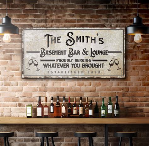 Bar Signs Home And Custom Bar Signs Tailored Canvases