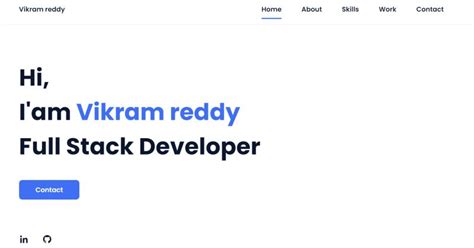 My New Portfolio Page Is Live Vikram Reddy Annem Posted On The Topic Linkedin