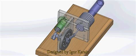 Igork 的斯特林发动机设计资料solidworks三维建模及pdf平面图0 Solidworks 2012 模型图纸下载 懒石网