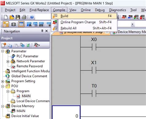 Mitsubishi Plc Gx Works 2 Mitsubishi Plc Gx Works 2 Programming Guide
