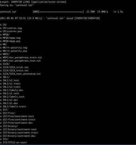 could not download the evaluation dataset · issue 17 · princeton nlp simcse · github