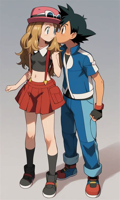 Ash X Serena Pokemon By Amourshippingworld On Deviantart