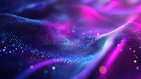 Colorful Abstract Wave Patterns With Light And Depth Effects Stock Illustration Illustration