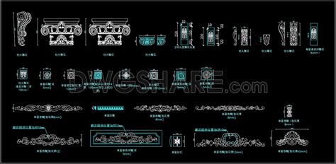 182 Free Download Of Decorative Pattern Design Cad Blocks