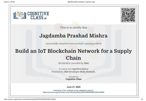 Jagdamba Mishra On Linkedin Blockchain Iot Supplychainmanagement Continuouslearning