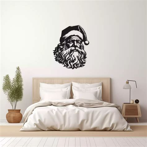 Файл Stl Настенное искусство Санта 🖼️・3d печать дизайна для загрузки・cults