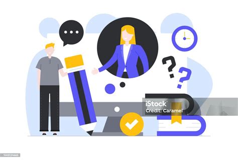 E러닝 플랫 디자인 일러스트레이션 개념에 대한 스톡 벡터 아트 및 기타 이미지 개념 거리가 먼 공부 Istock