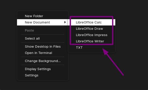 [solved] remove libreoffice from context menu desktop and folders