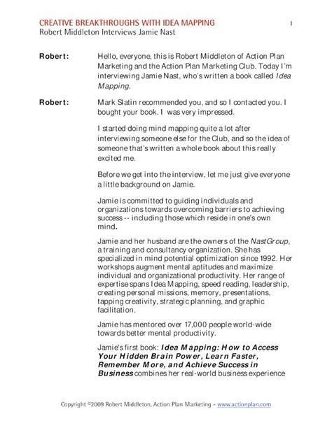 Pdf Creative Breakthroughs With Idea Mapping 1 Robert Actionplan