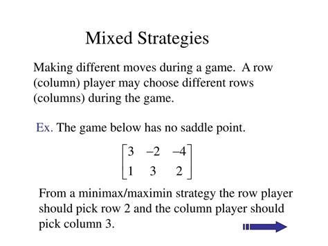 Ppt Markov Chains And The Theory Of Games Powerpoint Presentation