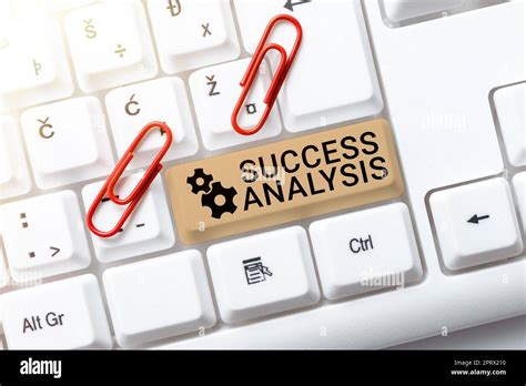 Text Sign Showing Success Analysiscreating Graph To Determine Increase In Sales Or Profits