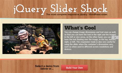 Jquery Slider Shock The Most Complete Slider Idevie