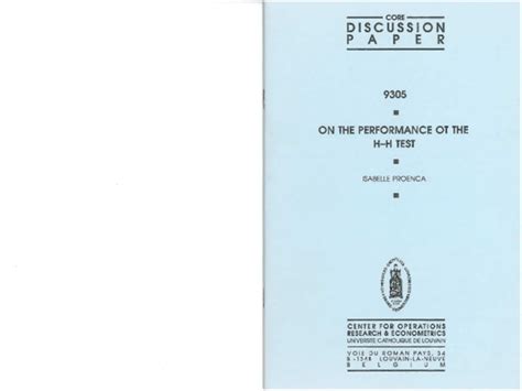 Pdf Testing The Link Specification In Binary Choice Models A