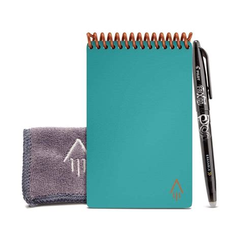 Rocketbook Mini Reusable And Erasable Rocketbook Pilot Frixion Pens Reusable Notebook