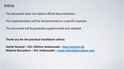 Hcl Sametime Meetings 115 Pre Release Step By Step Ppt