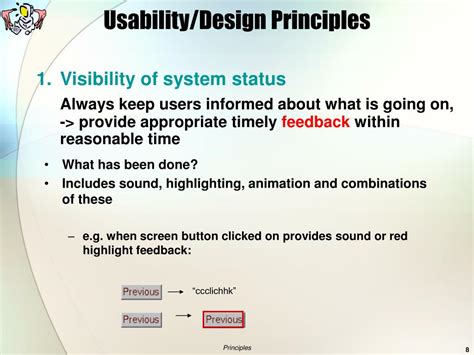 PPT Usability Guidelines Principles Theories PowerPoint Presentation ID